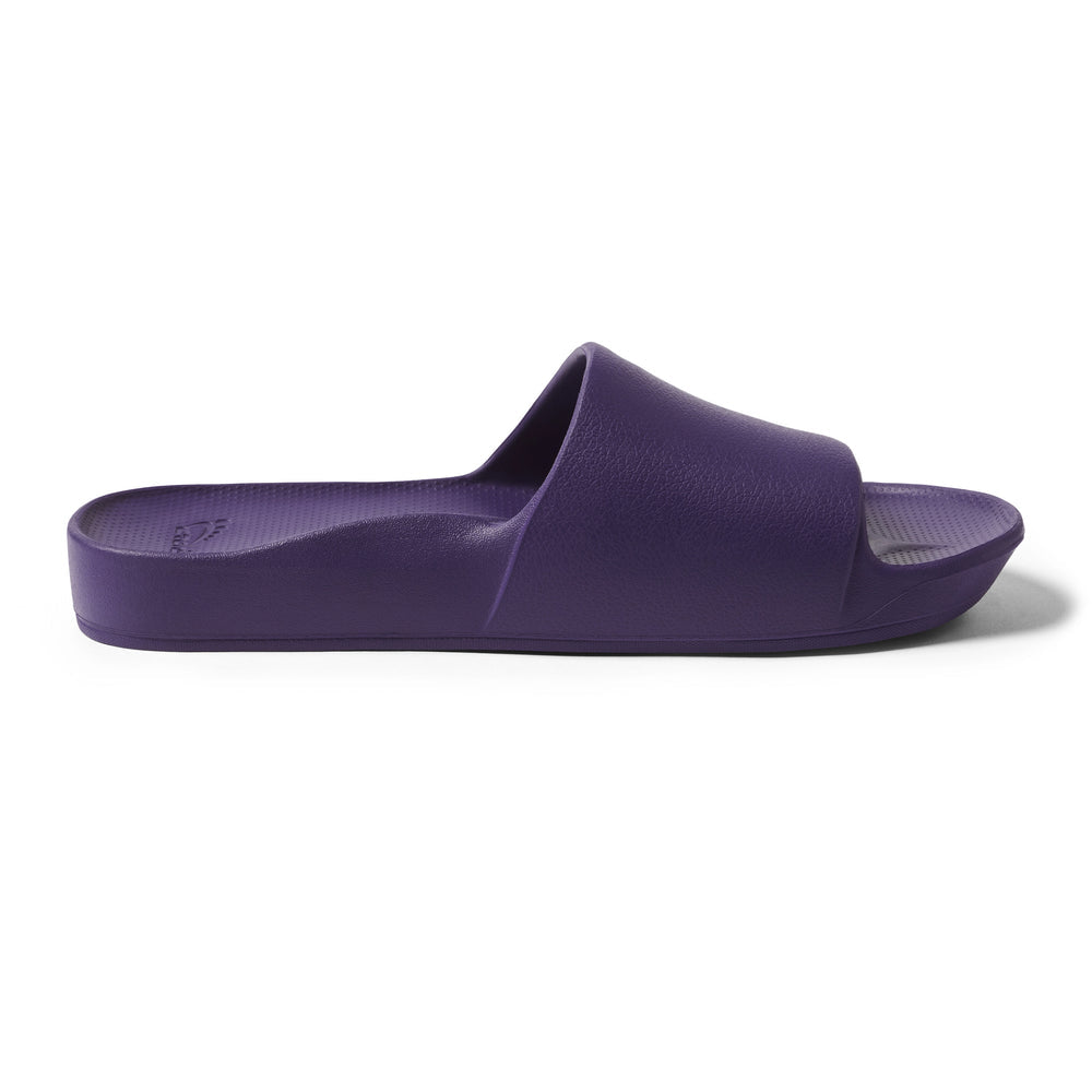 Archies Support Slides Acai Purple – Happy Fit Footwear - #1 Shoe Store ...