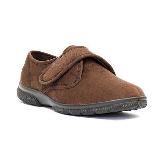 DB Slipper Daniel velcro Brown – Happy Fit Footwear - #1 Shoe Store in ...
